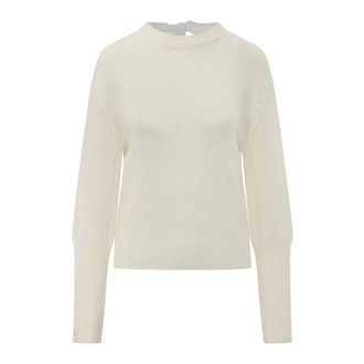Lanvin Pullover mit Knoten-Detail - - Knitwear - Damen - Wei&szlig; - M