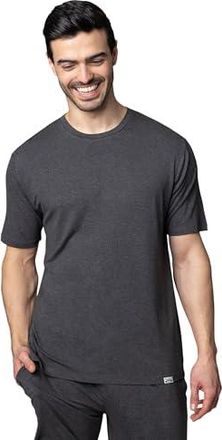 SockShop Lazy Panda Hommes sélection de vêtements dintérieur en Bambou Paquet de 1 Charbon Foncé T-Shirt L