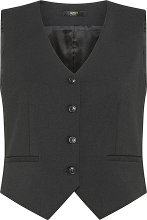 Seventy Homme, Costumes, Noir, Taille: S Gilet &agrave; col en V &agrave; simple boutonnage
