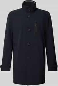 s.Oliver Black Label Regular Fit Mantel mit wasserabweisender Funktion und Stehkragen