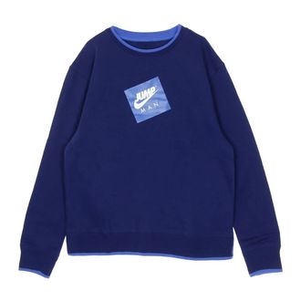Nike Jordan Rundhals-Sweatshirt mit Jumpman-Print - - Sport - Herren - Blau - L