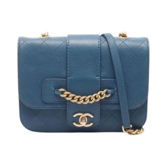 Chanel Sac bandouli&egrave;re vintage Pre-owned - Femme - Pre-owned - Bleu - Taille: ONE Size