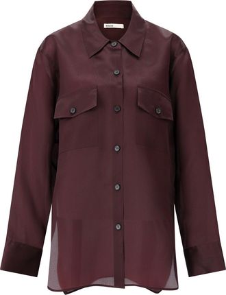 Khaite Oversize-Hemdbluse Matteo aus Seide