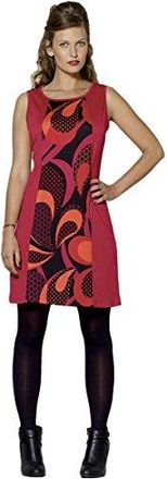 Coline Robe Courte sans Manche - Couleur : Fushia - Taille : M