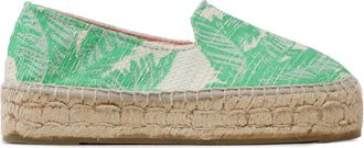 Maneb&igrave; Espadrilles Manebi Cotton Jaquard Double Sole Espadrilles G 4.8 D0 Gr&uuml;n