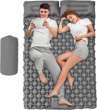 Generico Aufblasbare Campingmatte, wasserdichte und aufblasbare Campingunterlage f&uuml;r Camping, faltbar und tragbar, f&uuml;r Wandern, Camping, Parks