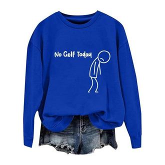 Generic Pull Femme Sweatshirt Lettres Imprim&eacute;es Manches Longues Col Rond Pull Sans Capuche Chemisier Tops Automne Hiver Femmes Lettres Imprim&eacute; D&eacute;contract&eacute; Hau