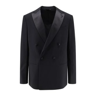 Giorgio Armani Zweireihiger Blazer - - Jackets - Herren - Schwarzk - 2XL
