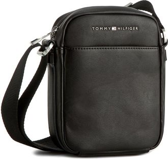 Tommy Hilfiger Umhängetasche Tommy Hilfiger Th City Mini Reporter AM0AM01941 Schwarz