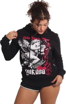 Yakuza Sweat &agrave; capuche UNA Vida pour femme, Noir, S