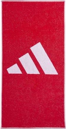 adidas Unisex Brand Stripes Towel, Pure Ruby, One Size