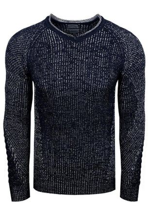 Rusty Neal Strickpullover mit ausgefallenem Strickmuster