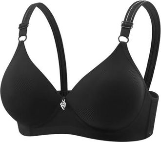 Generic Soutien-gorge d&eacute;t&eacute; moyen r&eacute;glable sans armatures pour femme 2026, Noir, 64