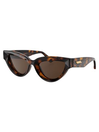 Bottega Veneta Womens Sunglasses Havana Brown Havana-Brown Injected Havana/brown