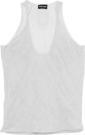 Giorgio Armani Femme, Tops, Gris, Taille: 38 FR Silk Top