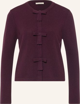 Lilienfels Lilienfels Strickjacke Mit Caschmere lila