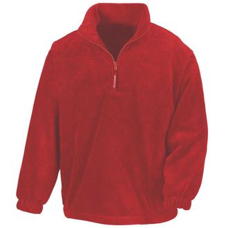 Result Active Fleece-Jacken mit kurzem Rei&szlig;verschluss f&uuml;r Herren Gr. XX-Large, rot