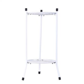 Generic Blumenst&auml;nder aus Eisen: Doppelstufiger Metallrahmen, eleganter Pflanzen-Organizer | robustes, schweres Metallregal f&uuml;r Eckr&auml;ume von Decor Decor Home 