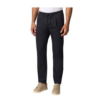 Brooks Brothers Pantalon droit &agrave; pinces en coton flamm&eacute; - Homme - Pantalons - Bleu - Taille: W40