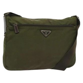 Prada Pre-owned Nylon prada-taschen - - Pre-owned - Damen - Gr&uuml;n - ONE SIZE