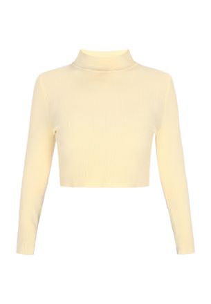 Mymo Pullover Frauen hellgelb