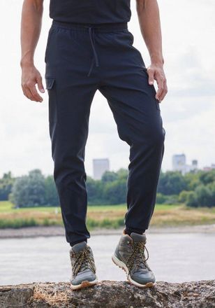 John Devin Jogger Pants Trekking-Outdoor-Hose mit Bel&uuml;ftung im Kniebereich