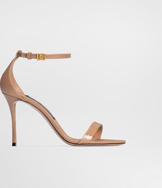 Dolce & Gabbana Sandalo - Frau Sandalen Und Wedges Beige Leder 36.5