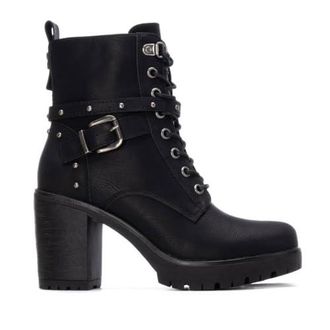 Refresh Bottines Femme Noir - Chaussures confortables et polyvalentes - Mode d&eacute;contract&eacute;e - Mod&egrave;le 17291603 (Taille36)