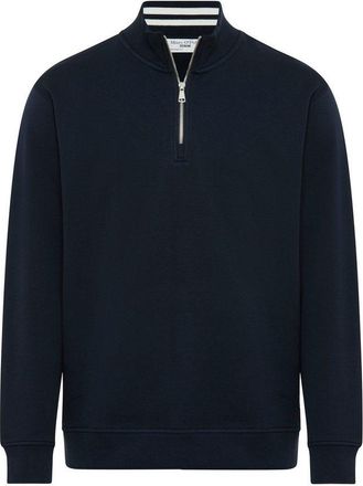 Marc O'Polo Denim Sweatshirt mit Troyerkragen relaxed fit, aus Bio-Baumwolle