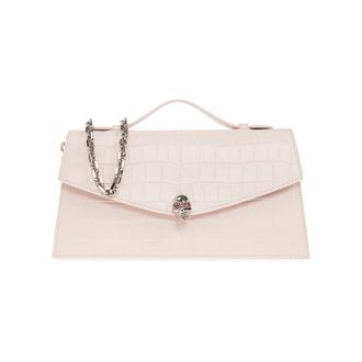 Alexander McQueen Skull Henkeltasche - - Bags - Damen - Rosa - ONE SIZE