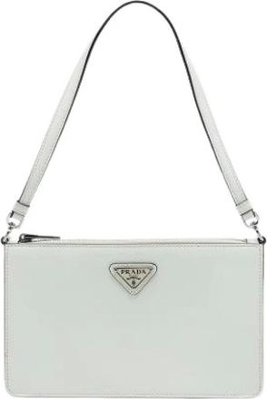 Prada Sac bandouli&egrave;re vintage doccasion - Femme - Pre-owned - Blanc - Taille: ONE Size
