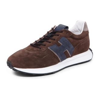 Hogan H601 Allacciato H Patch - - Shoes - Herren - Braun - 45 EU