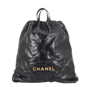 Chanel Pre-owned Vintage Leder Rucksack - - Pre-owned - Damen - Schwarzk - ONE SIZE