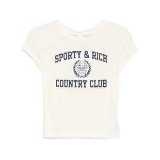 Sporty & Rich T-Shirts - - Tops - Damen - Wei&szlig; - L
