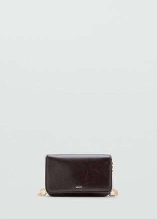 Mango Petit sac bandouli&egrave;re bordeaux - Femme - Taille unique - MANGO