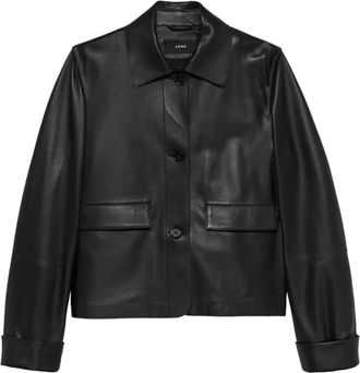 Arma Femme, Vestes, Noir, Taille: 42 FR Ella Leather Jacket