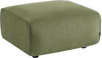 Sweeek Sitzhocker, Fu&szlig;hocker mit Cordbezug f&uuml;r 2-Sitzer-Sofa Wallas