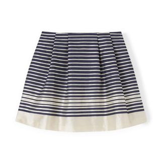 Motivi Gestreifter Faltenrock - - Skirts - Damen - Blau - XS