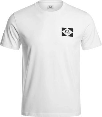 C.P. Company C.p. Company, Homme, Tops, Blanc, Taille: XL Jersey T-Shirt