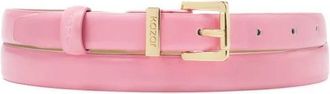 Kazar Schmaler rosa Kleiderg&uuml;rtel mit goldener Schnalle - - Accessories - Damen - Rosa - 100 CM