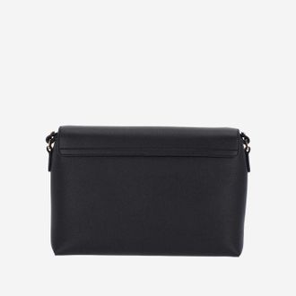 Burberry Womens Leather Crossbody Bag Calf-Grain Black Shoulder