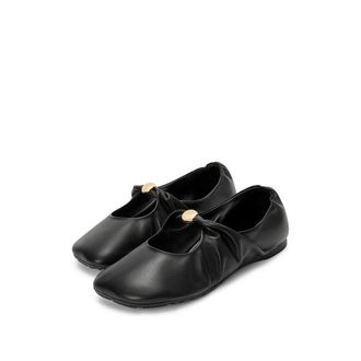 Loewe Ballerines Pebble Soft en cuir dagneau nappa