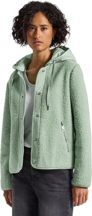 Street One Damen Teddy Jacke mit Kapuze