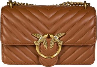 Pinko Pinko, Femme, Sacs, Brun, Taille: ONE Size Love One Classic DC Sheep