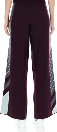 Casablanca Diagonal Tennis Trousers - Purple