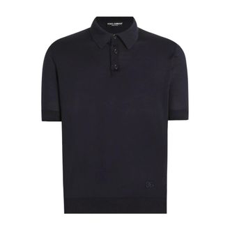 Dolce & Gabbana Stylisches Polo T-Shirt - - Tops - Herren - Blau - XL
