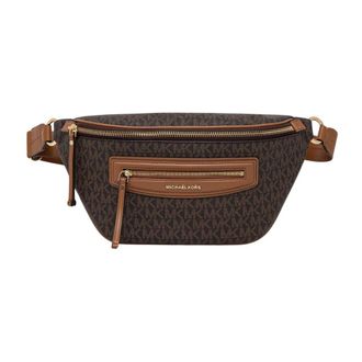 Michael Kors Jet Set Travel Medium Signature Logo Sling Pack - - Bags - Damen - Braun - ONE SIZE