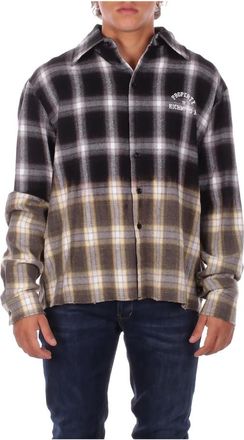 John Richmond Homme, Chemises, Multicolore, Taille: M Chemise Tartan