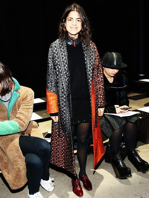 Leandra Medine petite robe noire