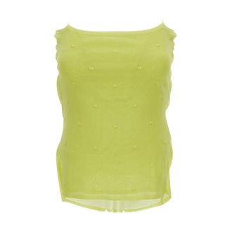 Jacquemus Draped Tank - - Tops - Damen - Gr&uuml;n - M